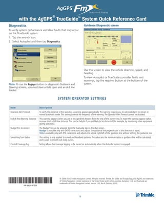 GUIA RAPIDA PARA CONFIGURACION DE TRUE GUIDE | PDF