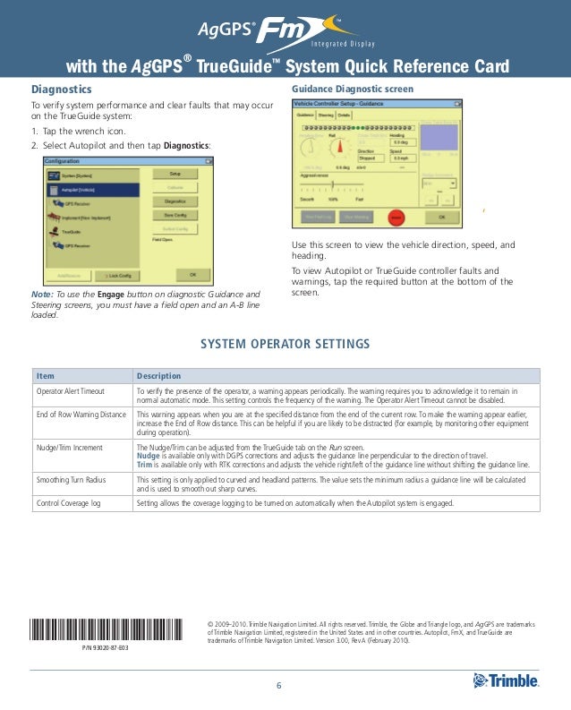 GUIA RAPIDA PARA CONFIGURACION DE TRUE GUIDE