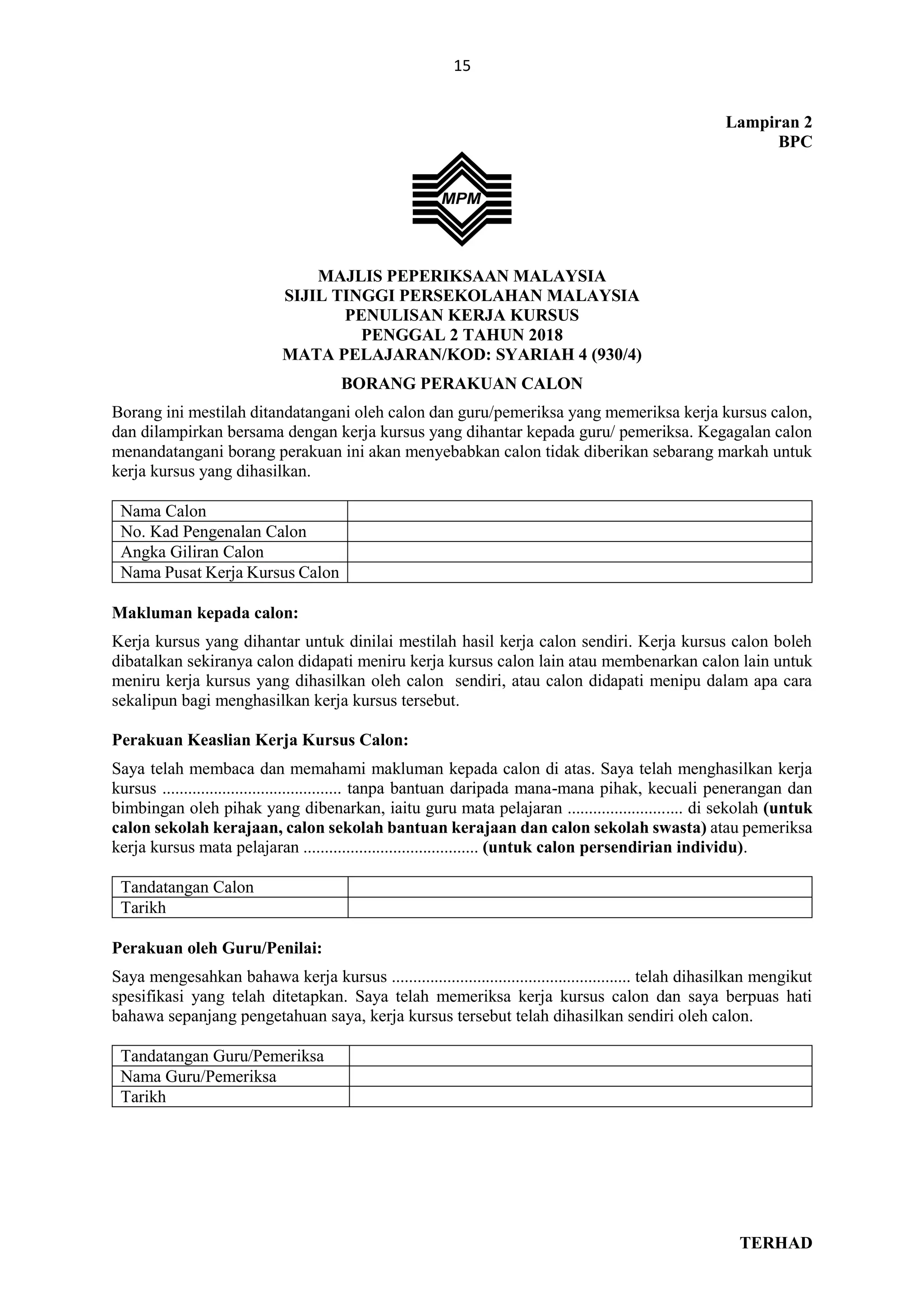 9304 manual kks syariah 2018 | PDF