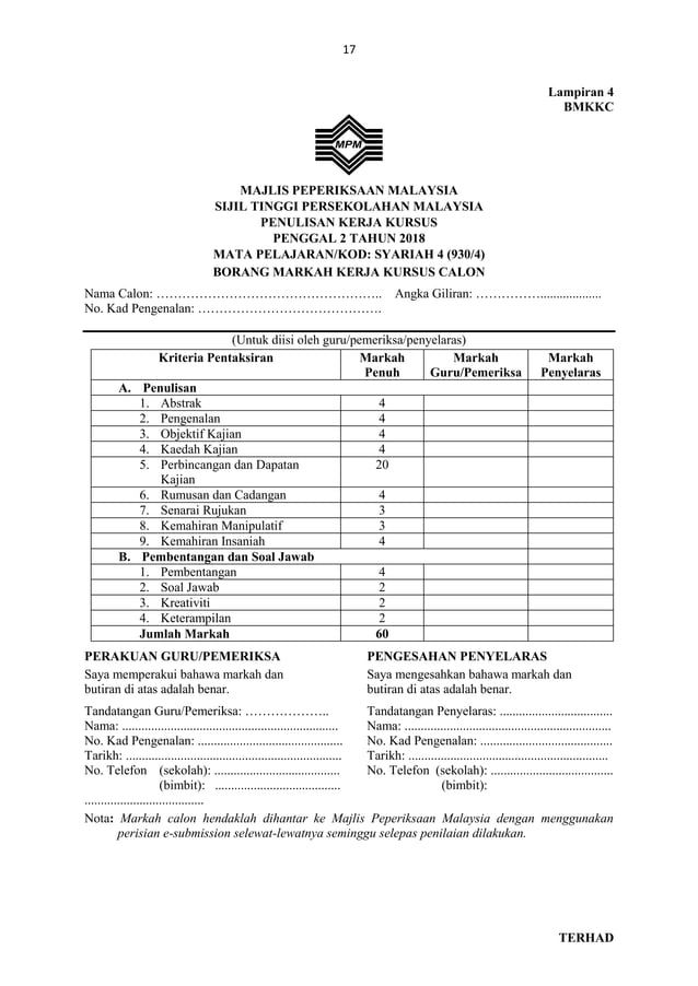 9304 manual kks syariah 2018 | PDF