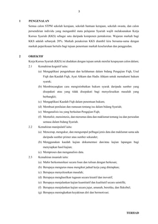 9304 manual kks syariah 2018 | PDF