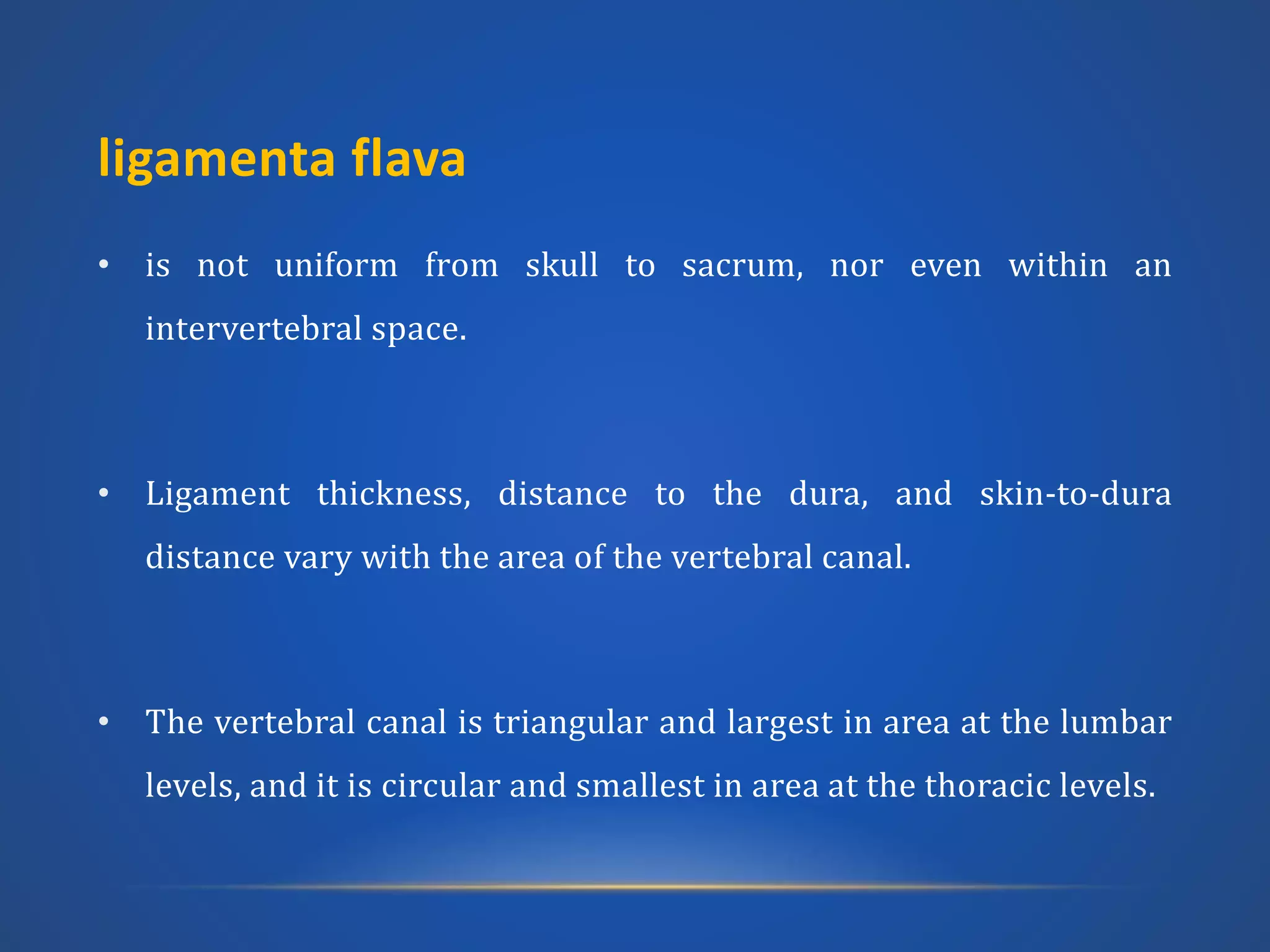Spinal anesthesia (Anatomy and Pharmacology) | PPTX