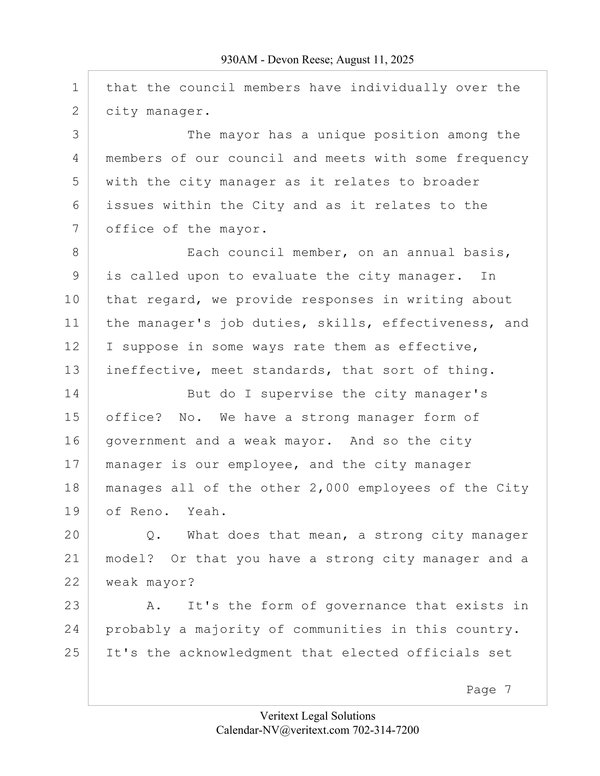 Reno council member Devon Reese's ethics investigation deposition | PDF