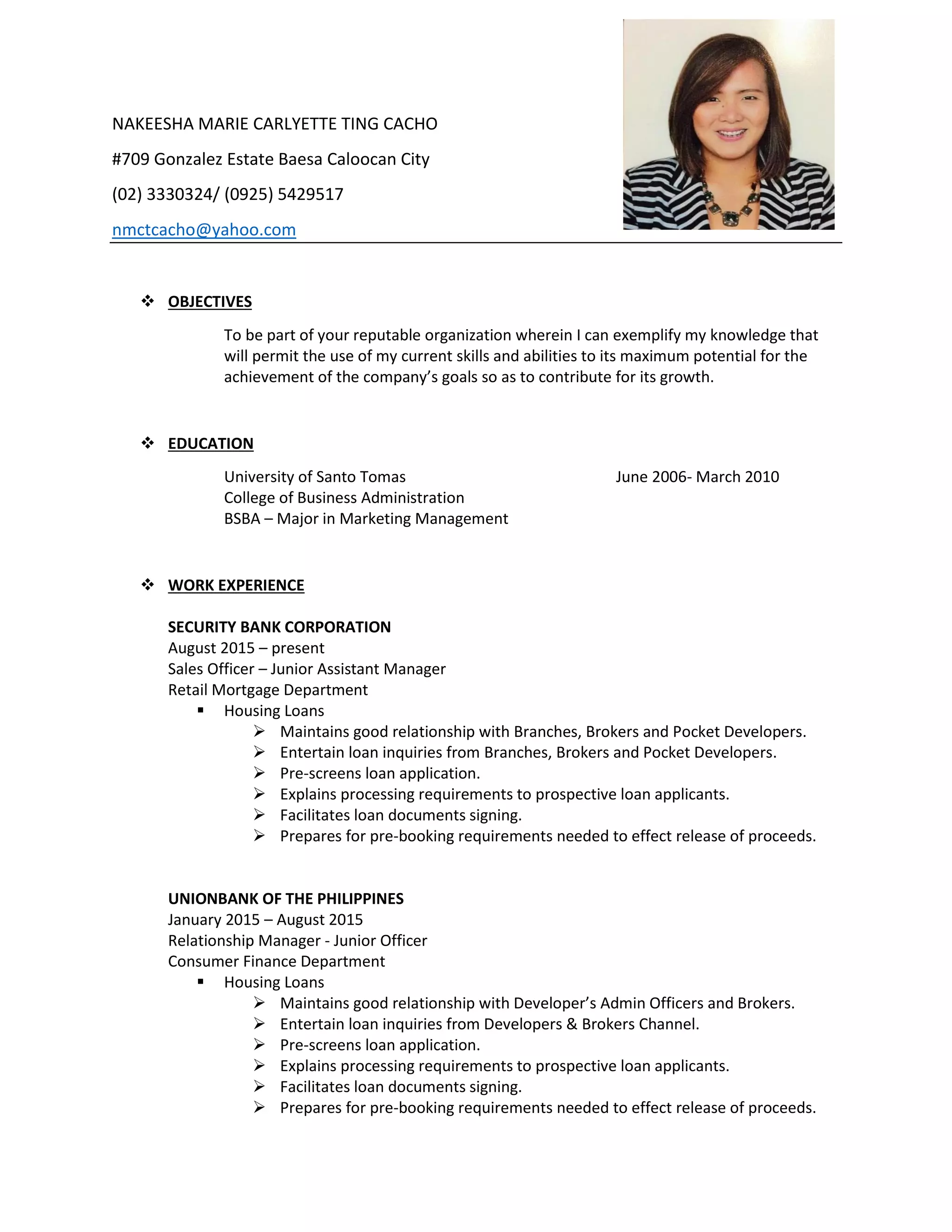 NAKEESHA CACHO | PDF
