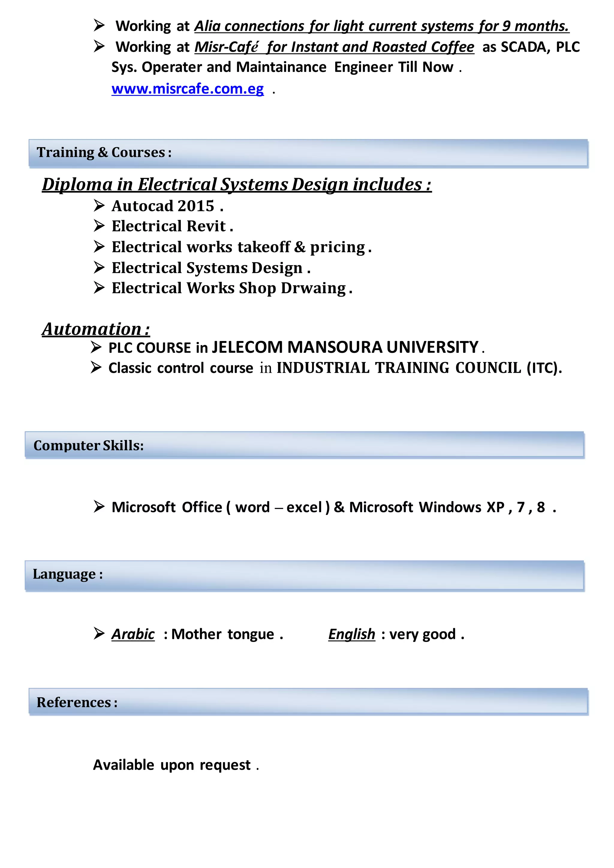 english cv | PDF