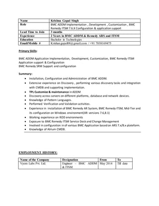 Resume_Krishna | PDF