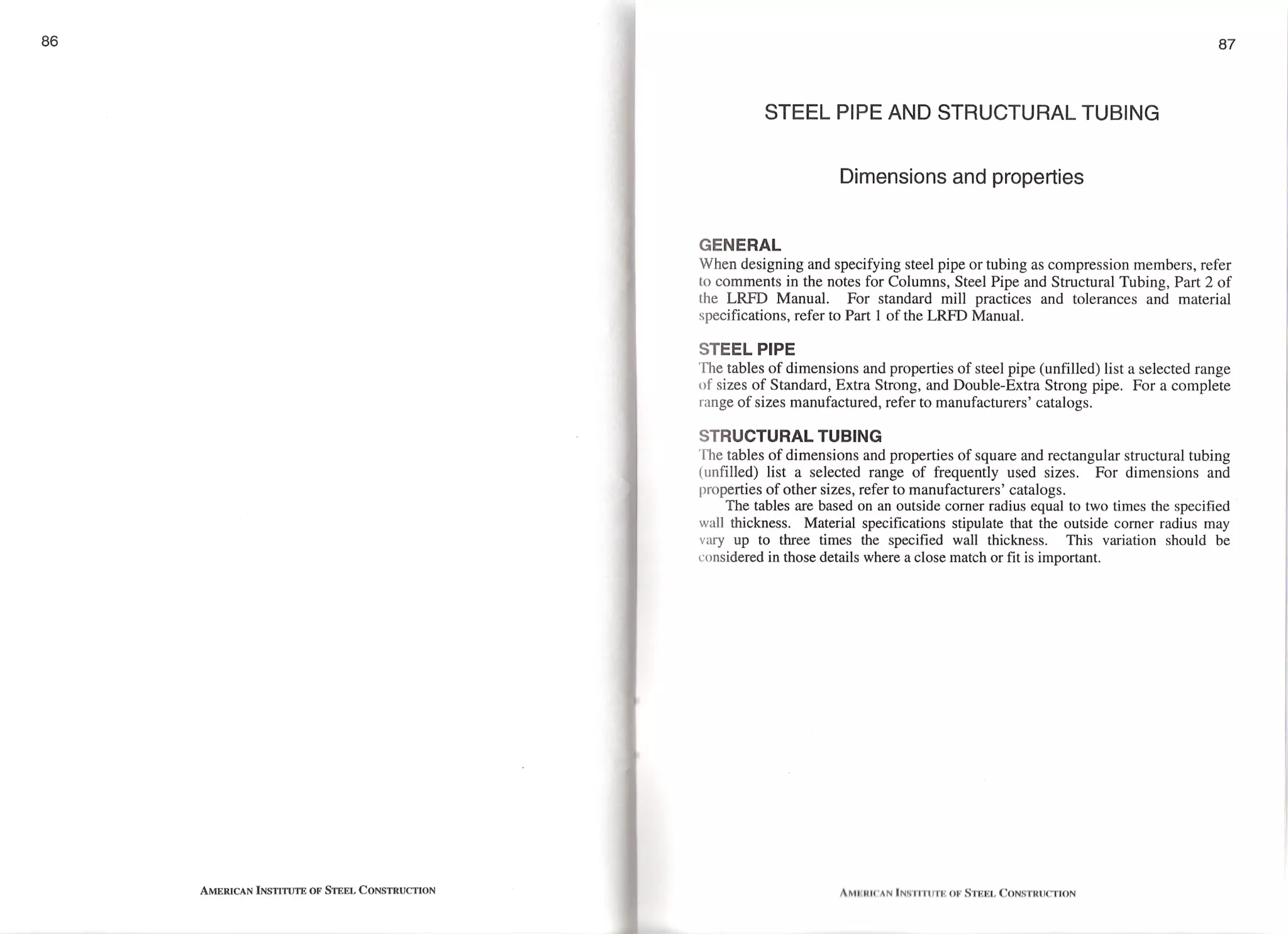 Metric Properties of Structural Shapes AISC | PDF