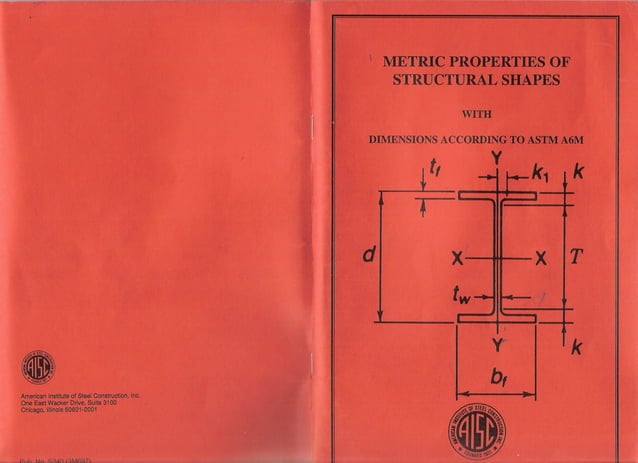 Metric Properties of Structural Shapes AISC | PDF