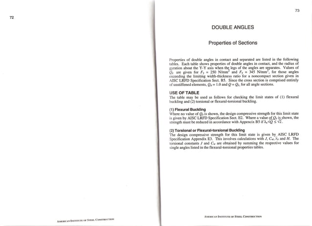 Metric Properties of Structural Shapes AISC | PDF