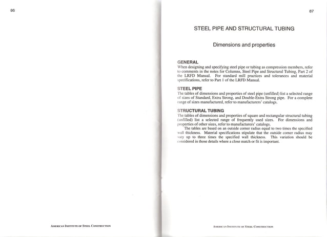 Metric Properties of Structural Shapes AISC | PDF
