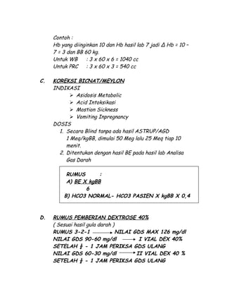 rumus pemberian obat melalui syringe pump | DOC