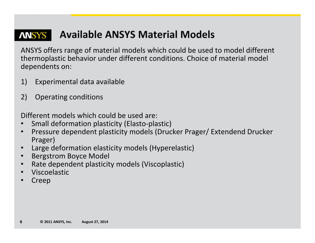 Modeling plastics in ANSYS | PDF | Geology | Science