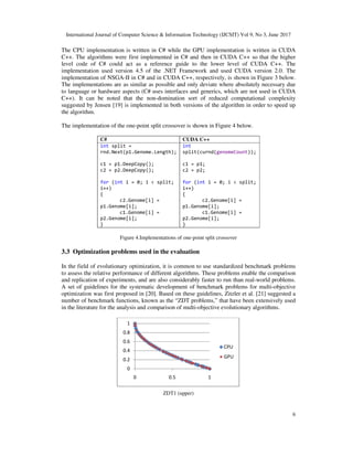 A Comparative Evaluation of the GPU vs The CPU for Parallelization of Evolutionary Algorithms ...