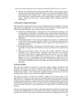 An Integrated System Framework for Predicting Students' Academic Performance in Higher ...