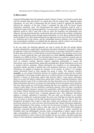 Interpreting the Semantics of Anomalies Based on Mutual Information in Link Mining | PDF