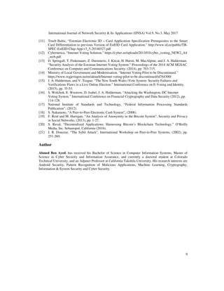 A CONCEPTUAL SECURE BLOCKCHAIN- BASED ELECTRONIC VOTING SYSTEM | PDF