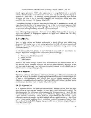 IDENTIFYING IMPORTANT FEATURES OF USERS TO IMPROVE PAGE RANKING ALGORITHMS | PDF