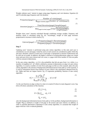 IDENTIFYING IMPORTANT FEATURES OF USERS TO IMPROVE PAGE RANKING ...