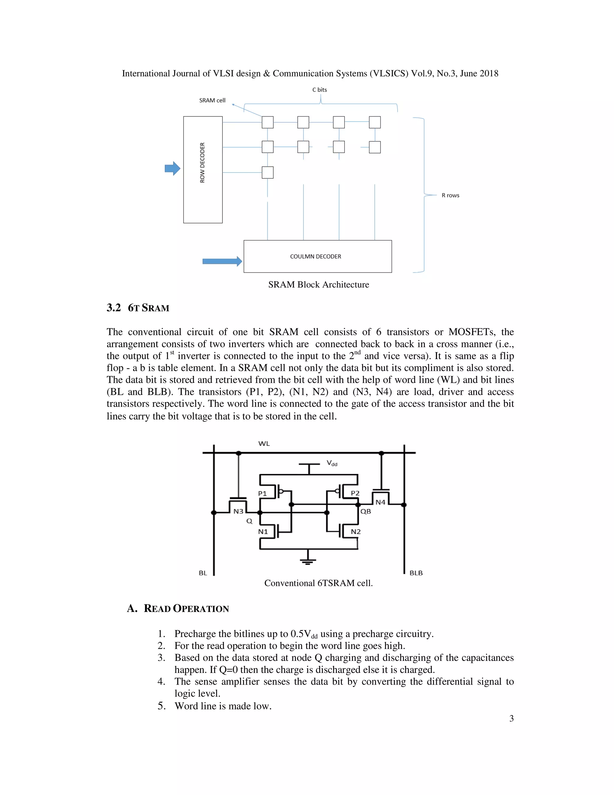 IMPLEMENTATION OF LOW POWER ADIABATIC SRAM | PDF