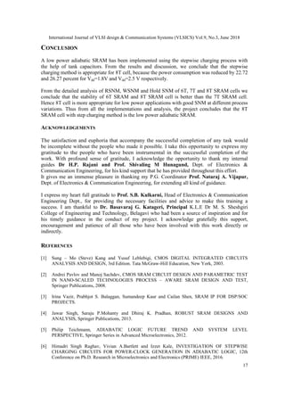 IMPLEMENTATION OF LOW POWER ADIABATIC SRAM | PDF