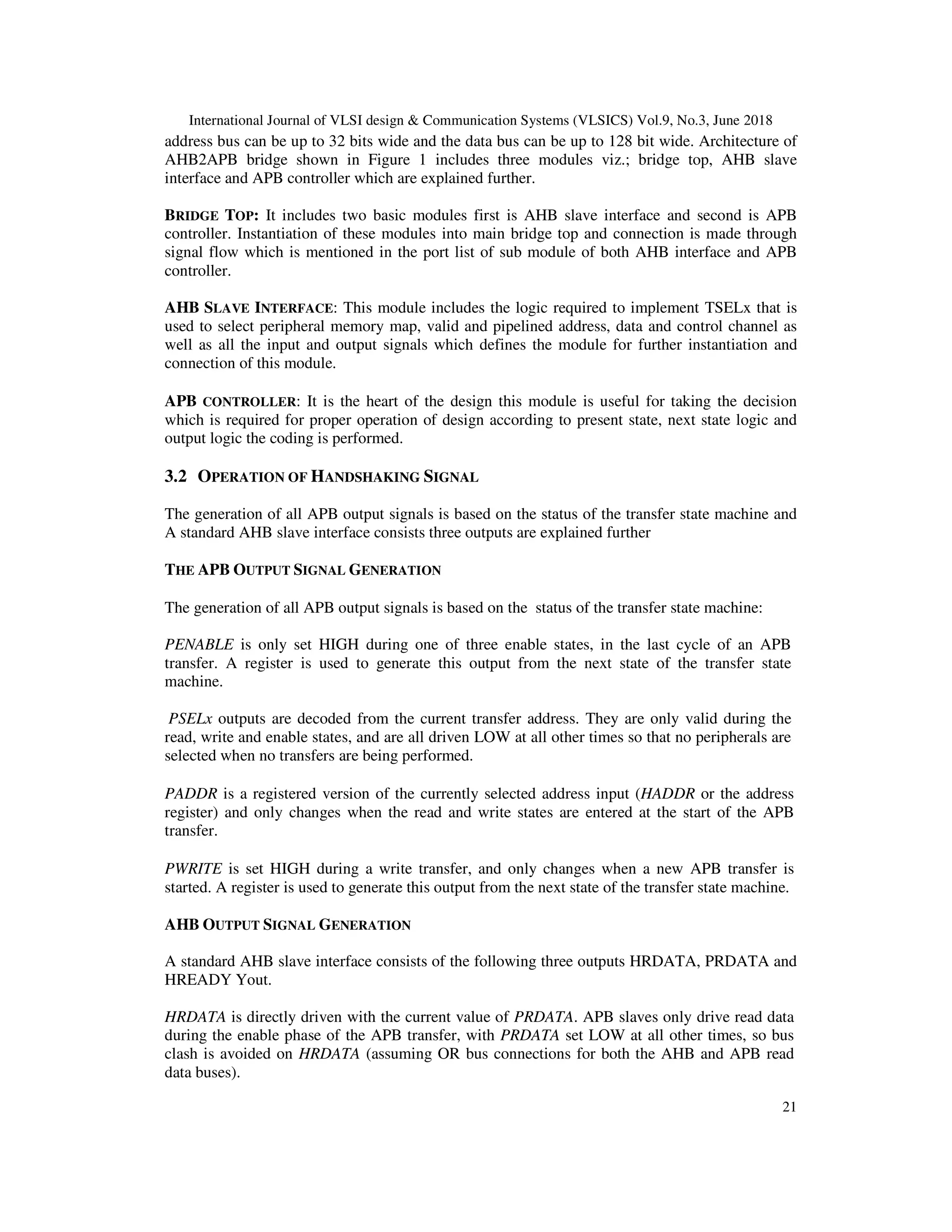 VLSI DESIGN OF AMBA BASED AHB2APBBRIDGE | PDF | Computer Networking | Computing