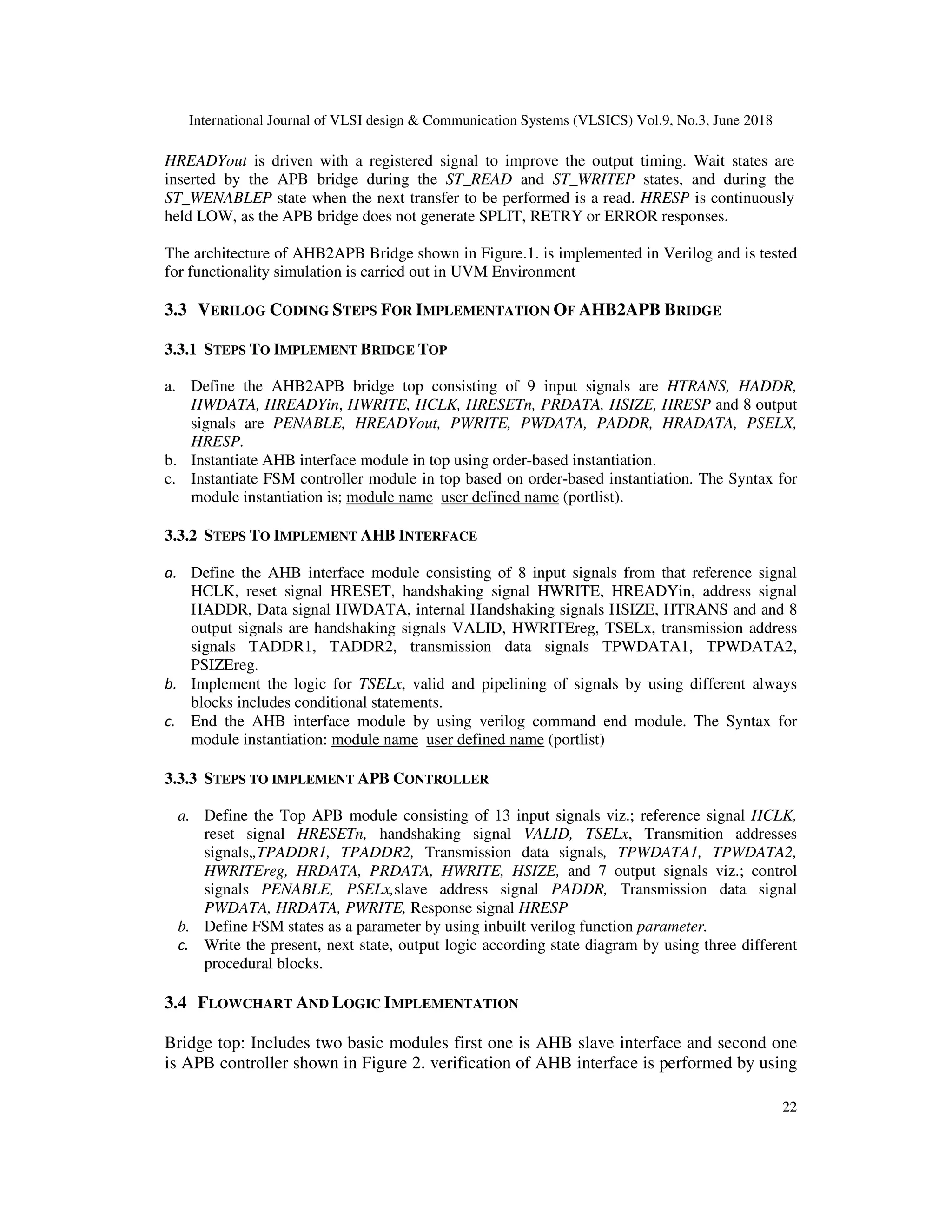 VLSI DESIGN OF AMBA BASED AHB2APBBRIDGE | PDF VLSI DESIGN OF AMBA BASED AHB2APBBRIDGE | PDF