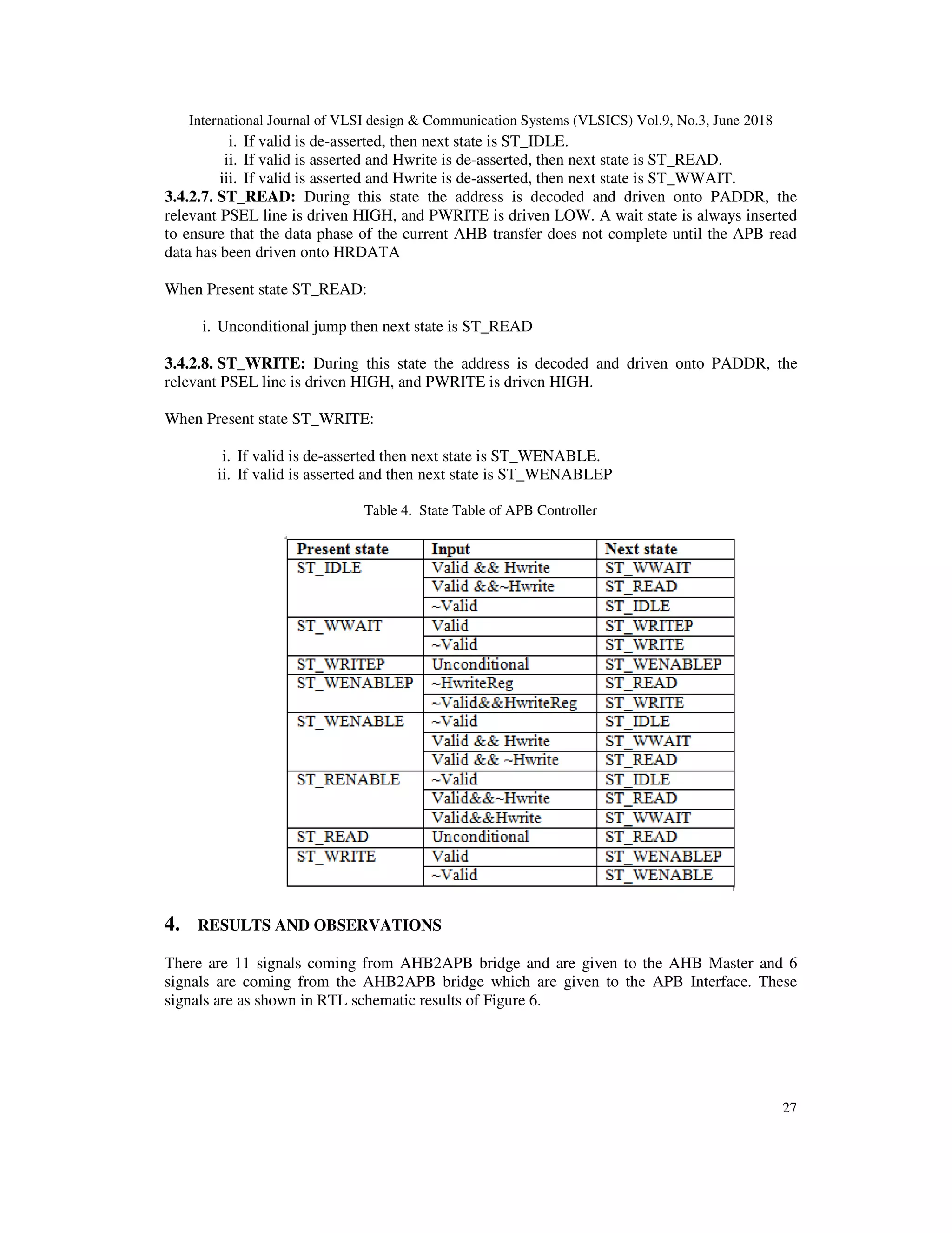 VLSI DESIGN OF AMBA BASED AHB2APBBRIDGE | PDF VLSI DESIGN OF AMBA BASED AHB2APBBRIDGE | PDF