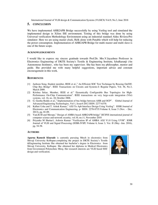 VLSI DESIGN OF AMBA BASED AHB2APBBRIDGE | PDF | Computer Networking | Computing