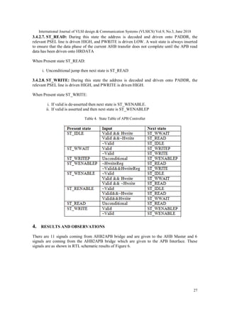 VLSI DESIGN OF AMBA BASED AHB2APB BRIDGE | PDF