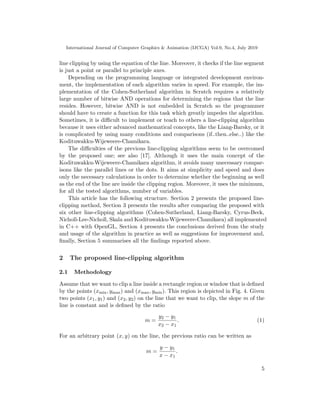 Another Simple but Faster Method for 2D Line Clipping | PDF