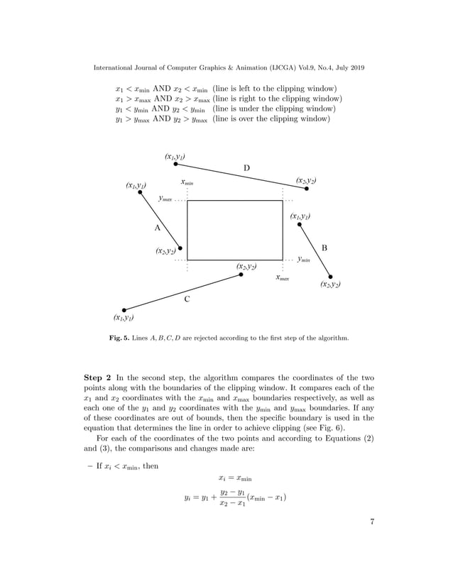 Another Simple but Faster Method for 2D Line Clipping | PDF