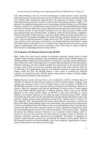 APPLICATION OF TWO-STAGE MCDM TECHNIQUES IN EVALUATING THE PERFORMANCE ...