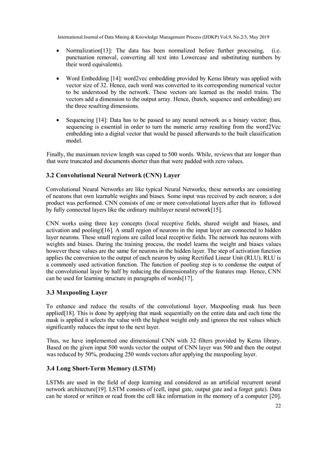 SENTIMENT ANALYSIS FOR MOVIES REVIEWS DATASET USING DEEP LEARNING MODELS | PDF | Artificial ...