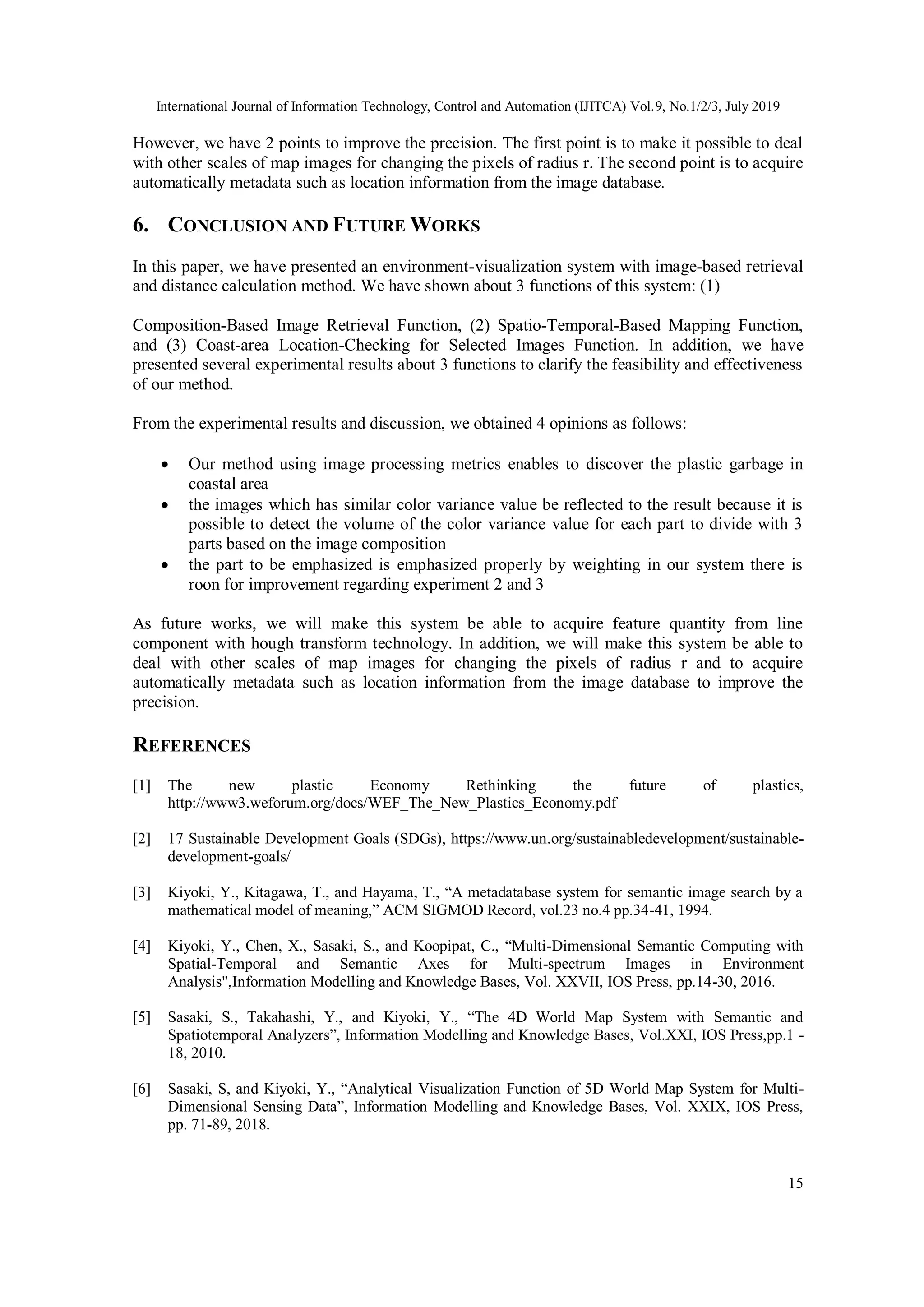 AN ENVIRONMENT-VISUALIZATION SYSTEM WITH IMAGE-BASED RETRIEVAL AND DISTANCE CALCULATION METHOD | PDF
