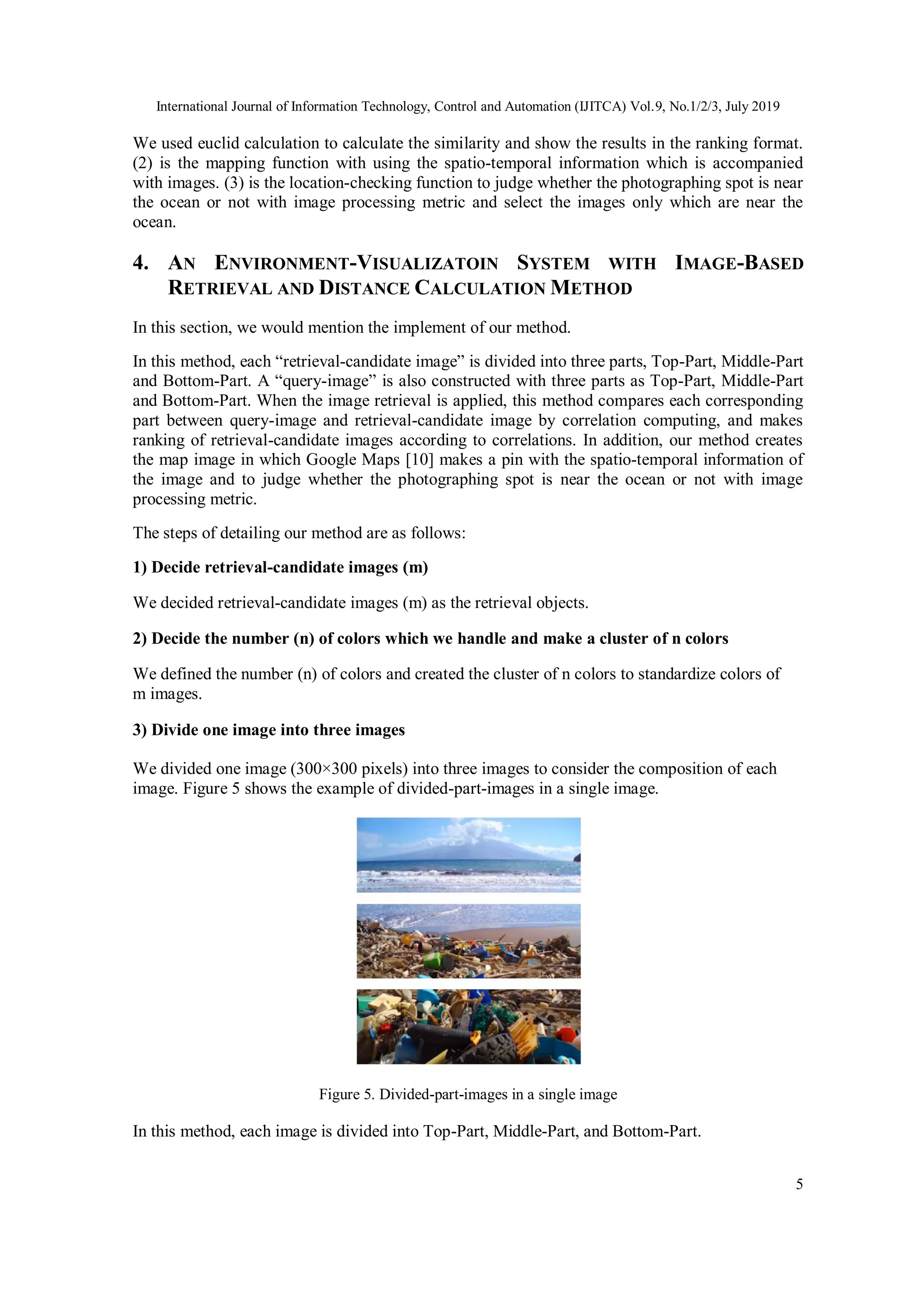 AN ENVIRONMENT-VISUALIZATION SYSTEM WITH IMAGE-BASED RETRIEVAL AND DISTANCE CALCULATION METHOD | PDF