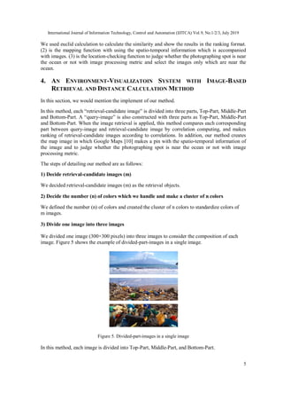 AN ENVIRONMENT-VISUALIZATION SYSTEM WITH IMAGE-BASED RETRIEVAL AND DISTANCE CALCULATION METHOD | PDF