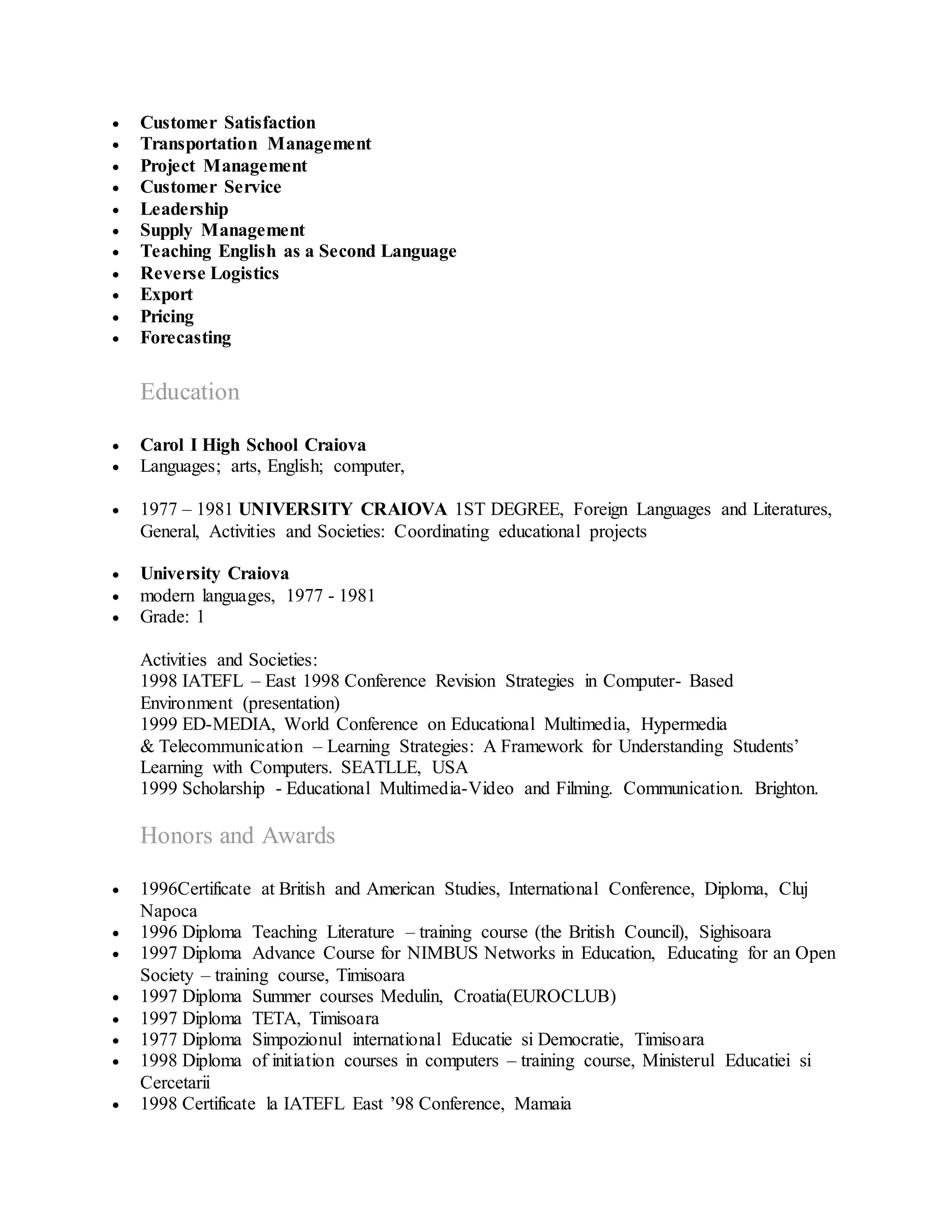 Simona MirescuCV | DOCX