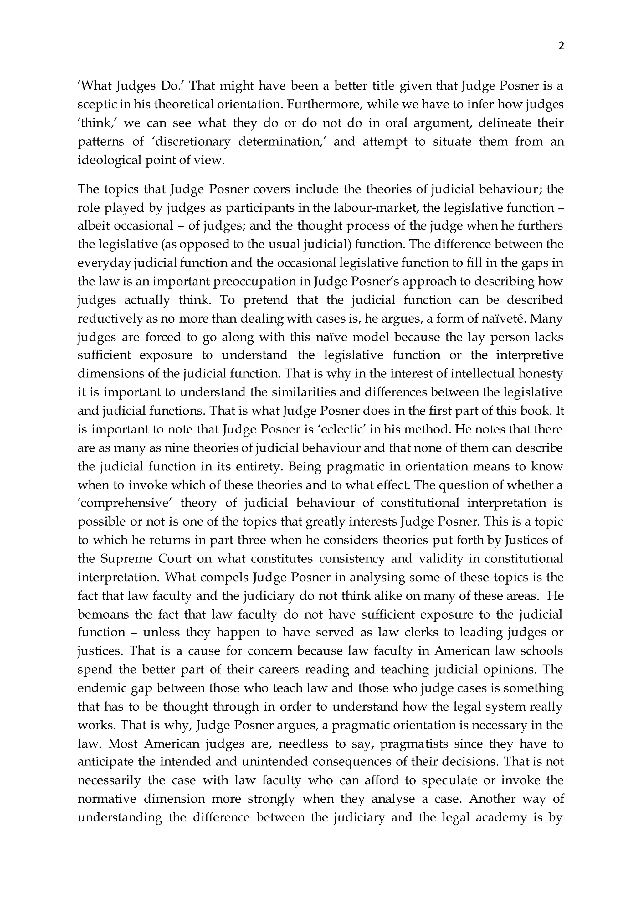 Review of How Judges Think | DOCX