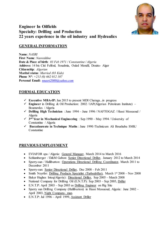 Nasri's_CV_Eng | PDF