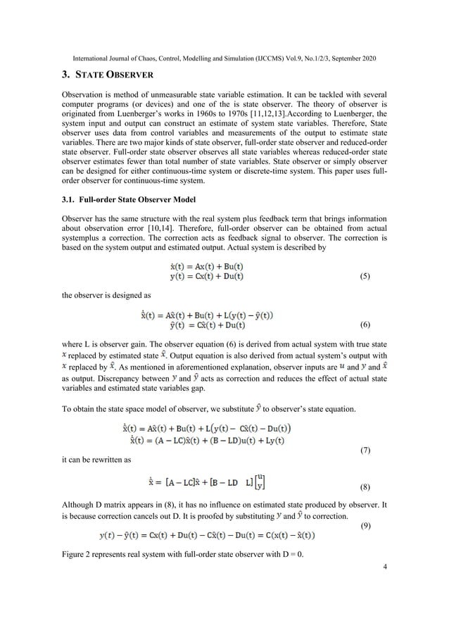 STATE OBSERVER DESIGNS FOR QUARTER-CAR PASSIVE SUSPENSION | PDF