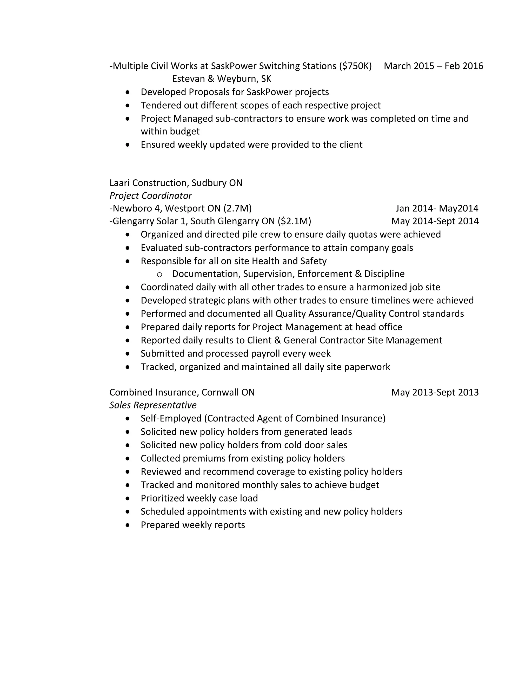 TFitzpatrickResume-2017 | PDF