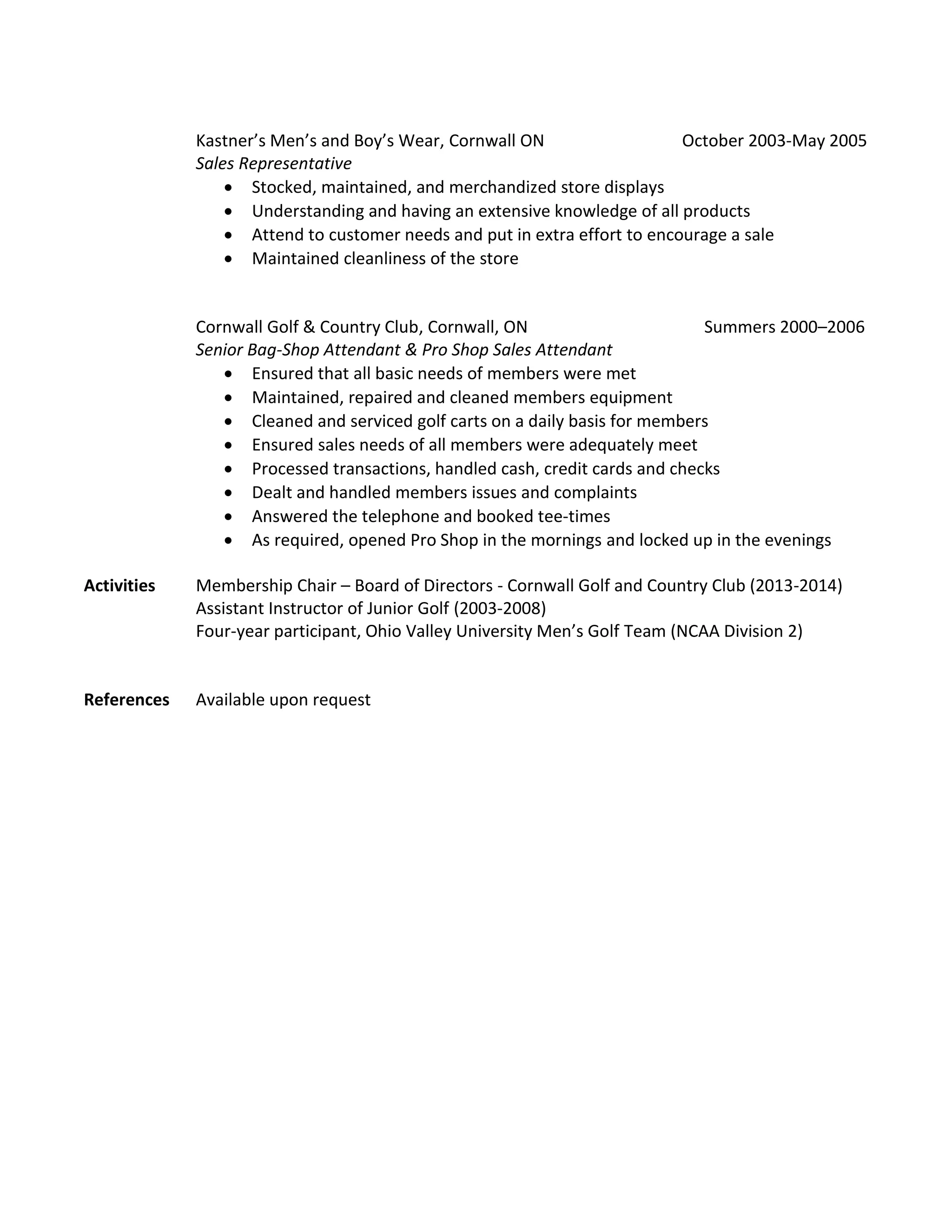 TFitzpatrickResume-2017 | PDF