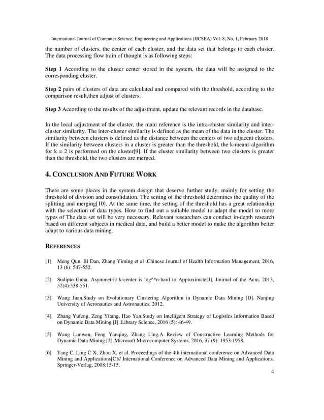 Application Of Dynamic Clustering Algorithm In Medical Surveillance Pdf