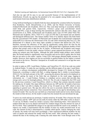 AI_BIRDER: USING ARTIFICIAL INTELLIGENCE AND DEEP LEARNING TO CREATE A ...