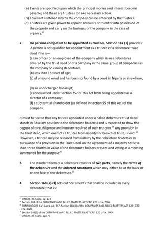 NAKED DEBENTURES | PDF