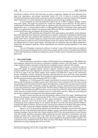 Health electroencephalogram epileptic classification based on Hilbert probability similarity | PDF