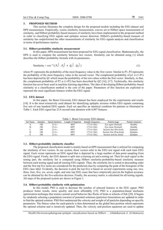 Health electroencephalogram epileptic classification based on Hilbert probability similarity | PDF