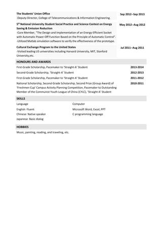 CV-XUE LINGFEI | PDF