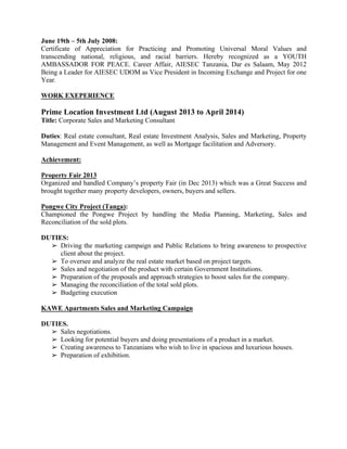 George CV pdf | PDF