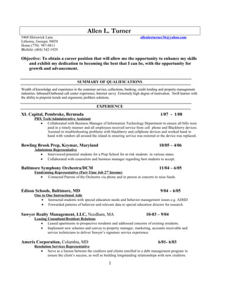 Allen's Resume | PDF